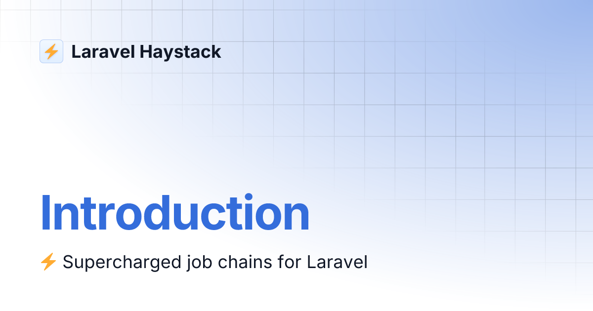 Introduction | Laravel Haystack